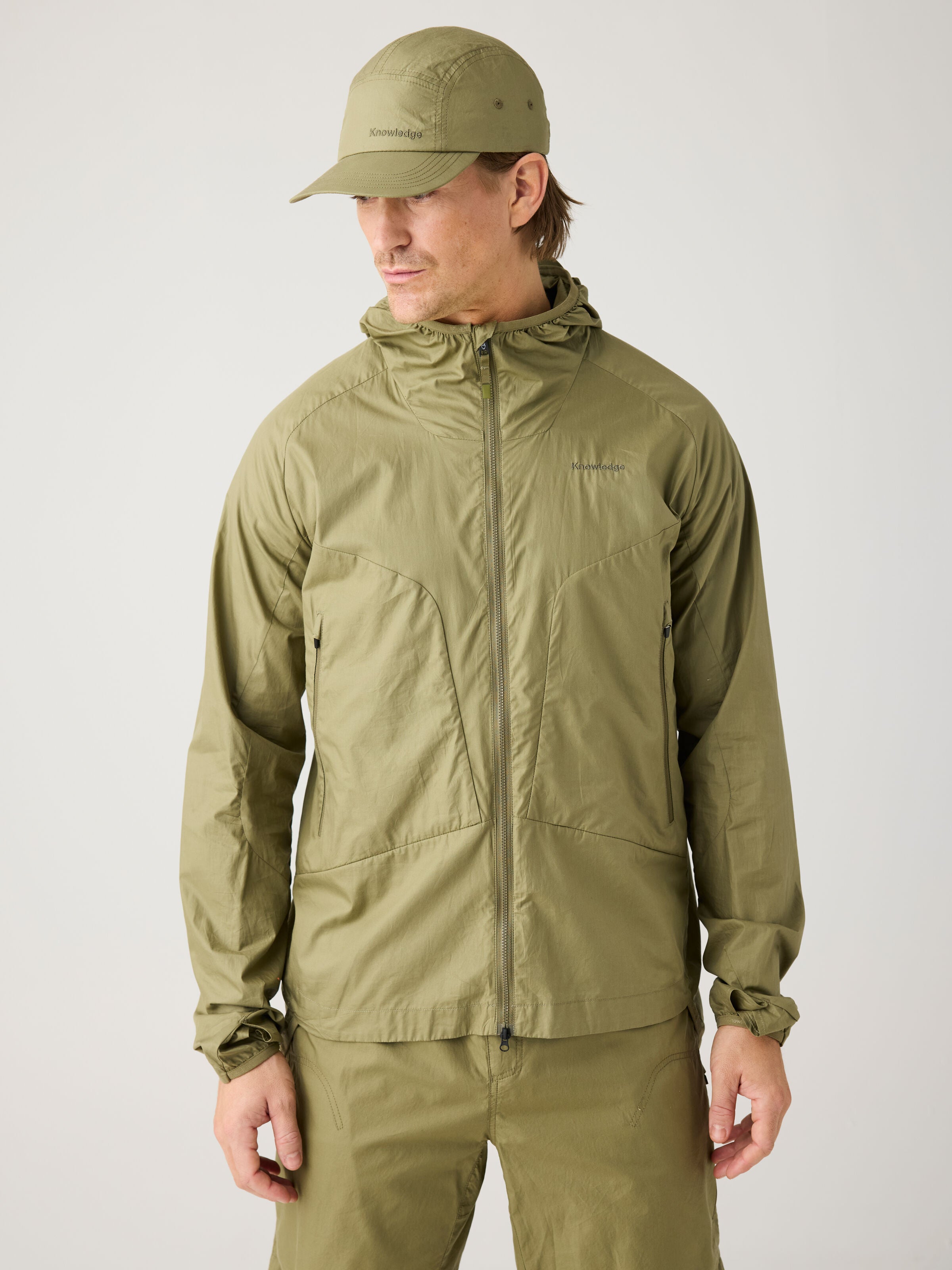 Vent Ripstop 90 lightweight jacket - Burned Olive von KnowledgeCotton ...
